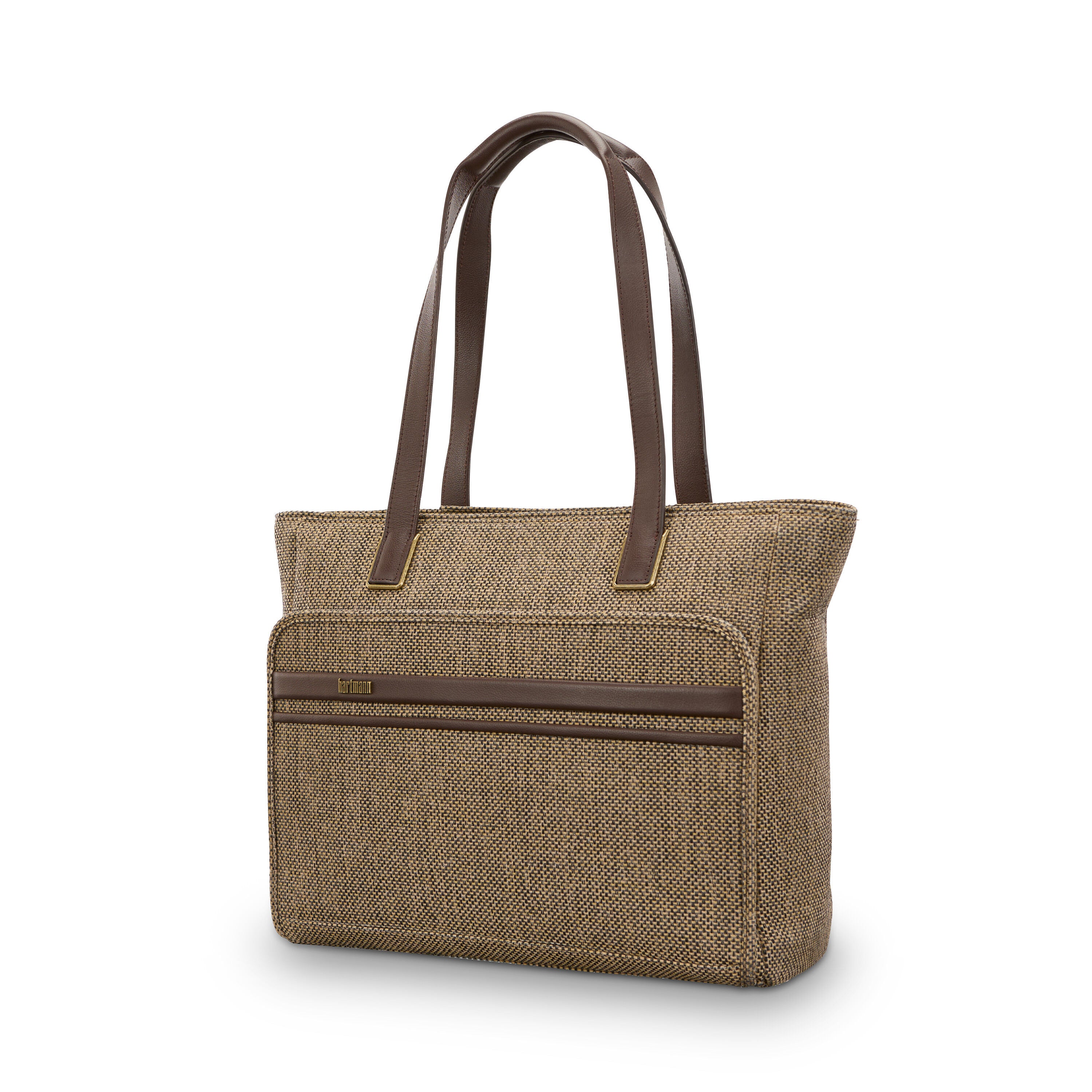 Tweed Carryall Tote—heritage meets modern detail | Hartmann